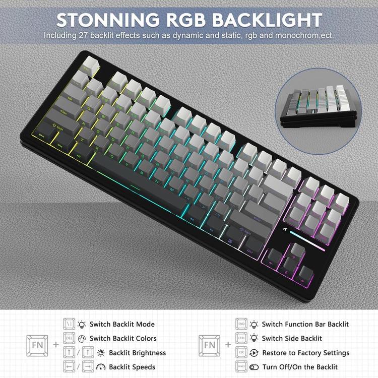 ATTACK SHARK M87 PRO V2 Tri-Mode Moonlight | Joker Center